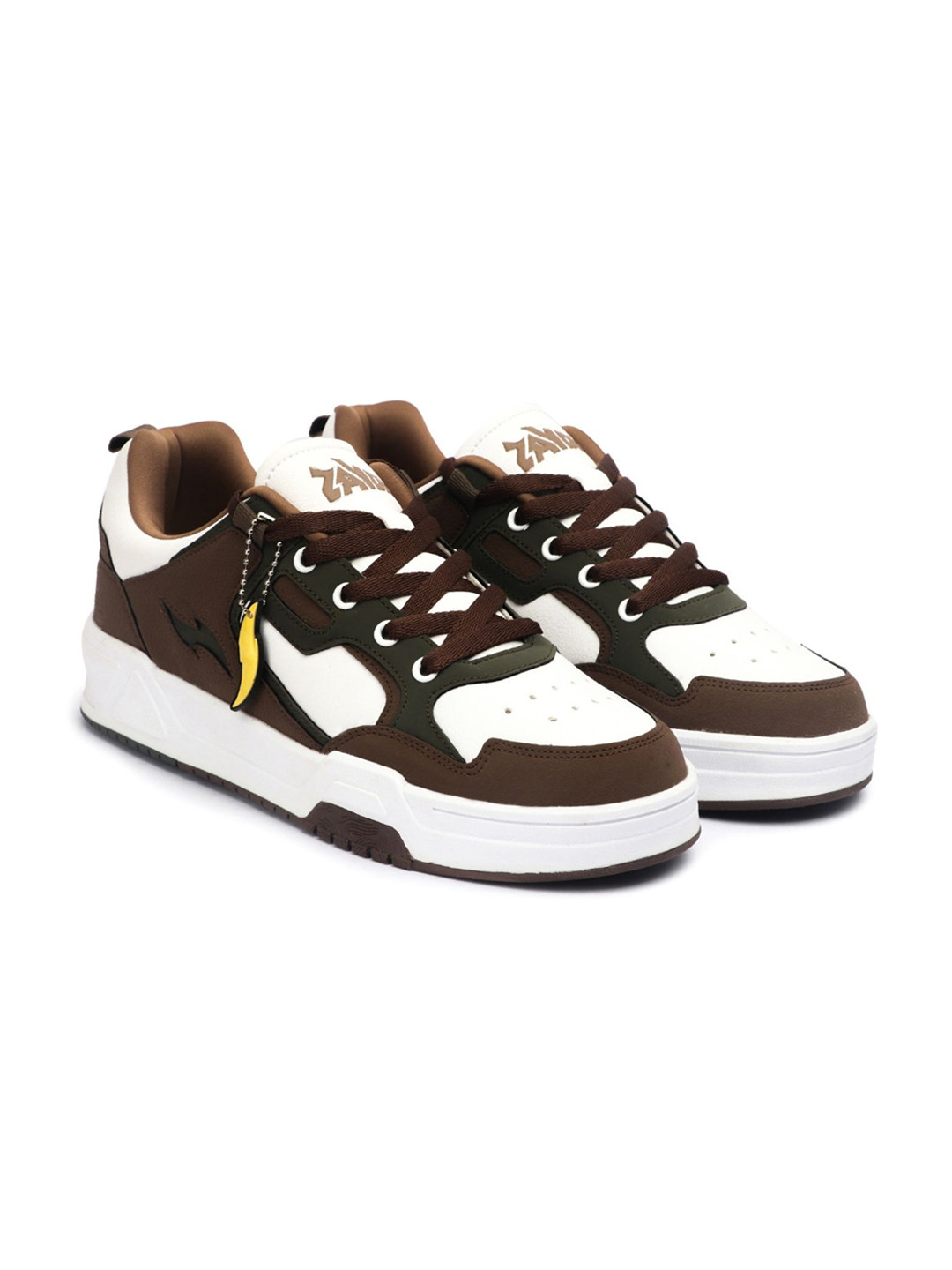 Buy ZAYDN Men Lace Ups Colourblocked Sneakers - Casual Shoes for Men ...