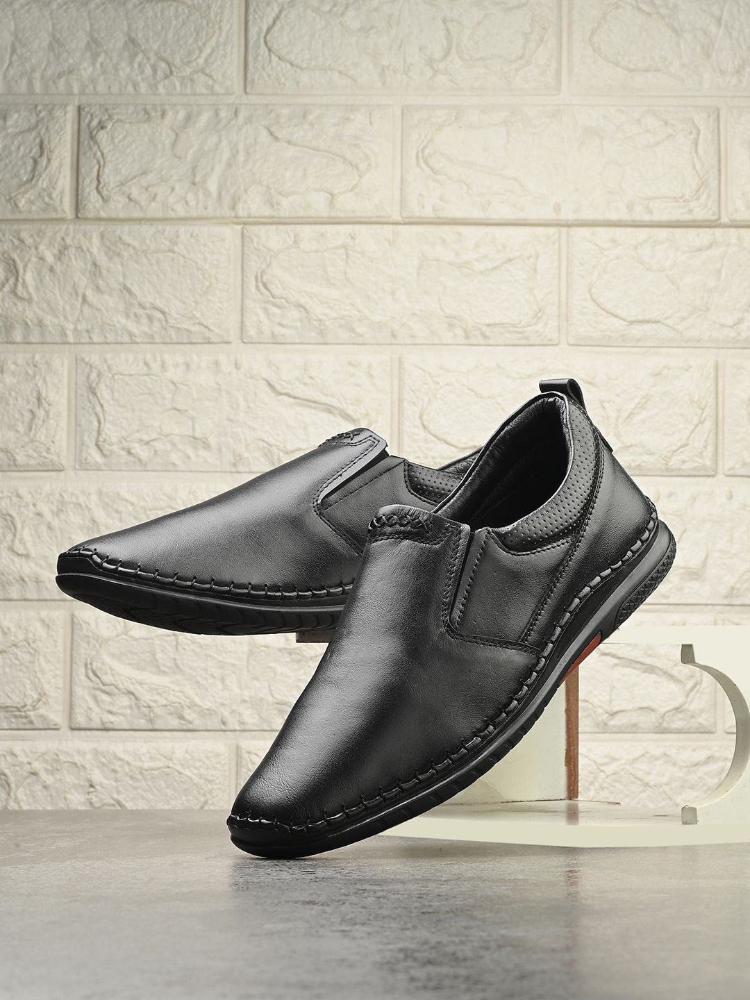 Buy Mactree Men Leather Formal Slip Ons - Formal Shoes for Men 32050033 ...