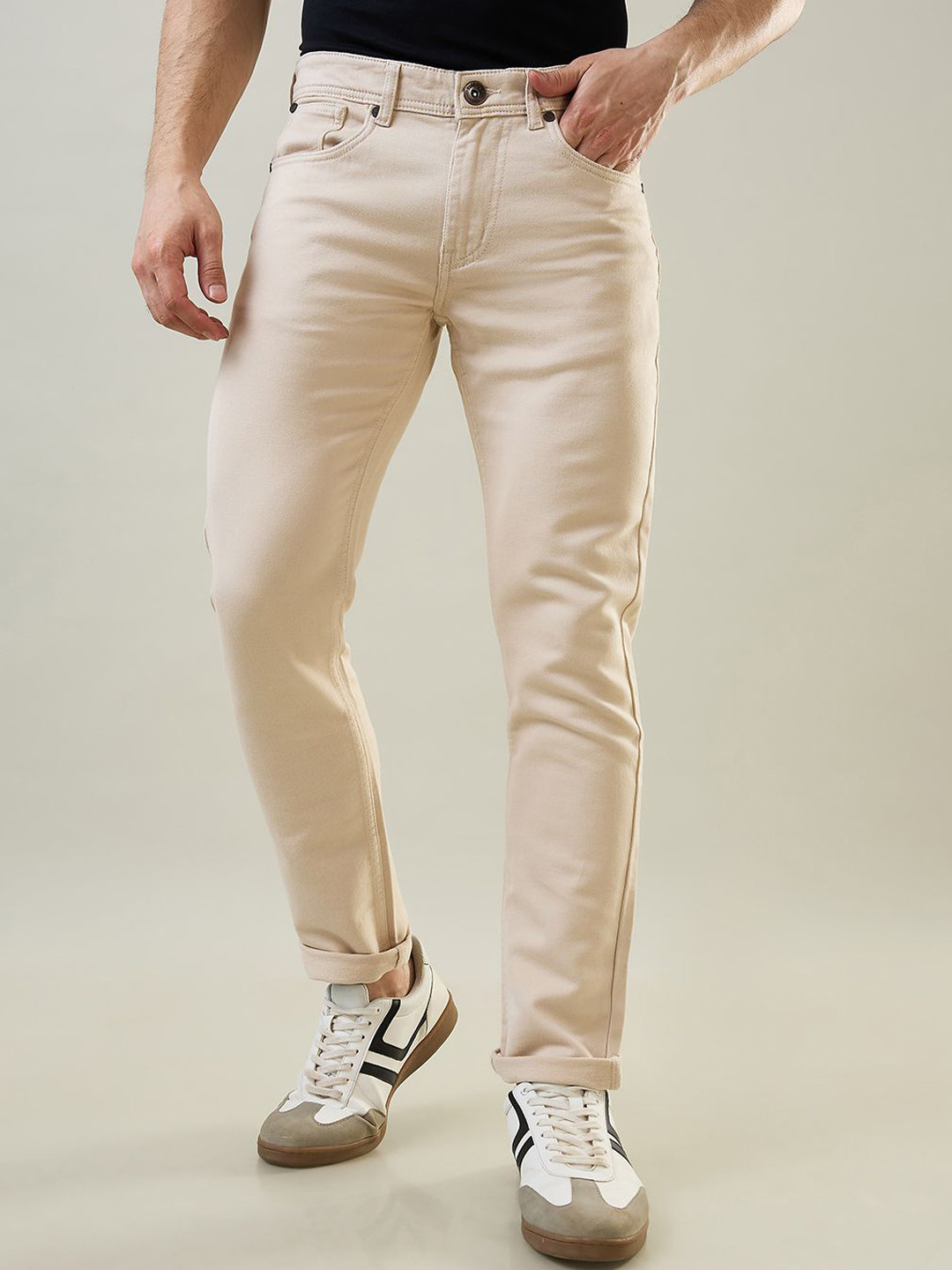 Buy TIM PARIS Men Mid Rise Tapered Fit Jeans - Jeans for Men 32061048 ...