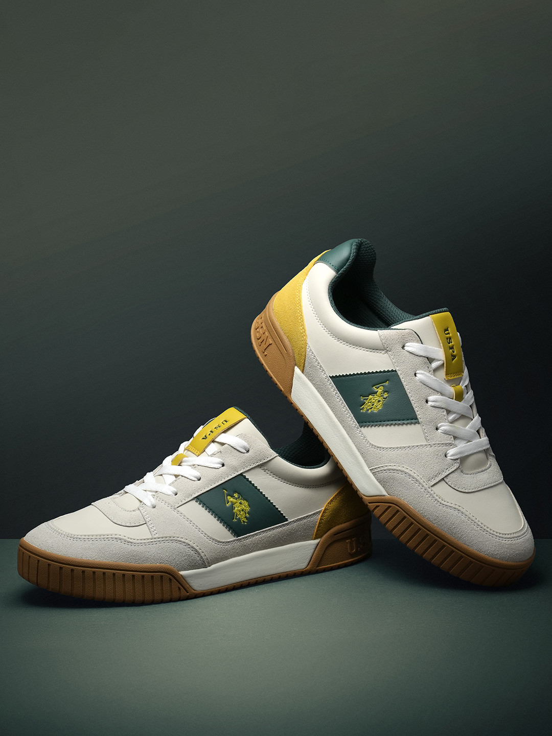 Buy U.S. Polo Assn. Men Lace Ups PU Sneakers - Casual Shoes for Men ...
