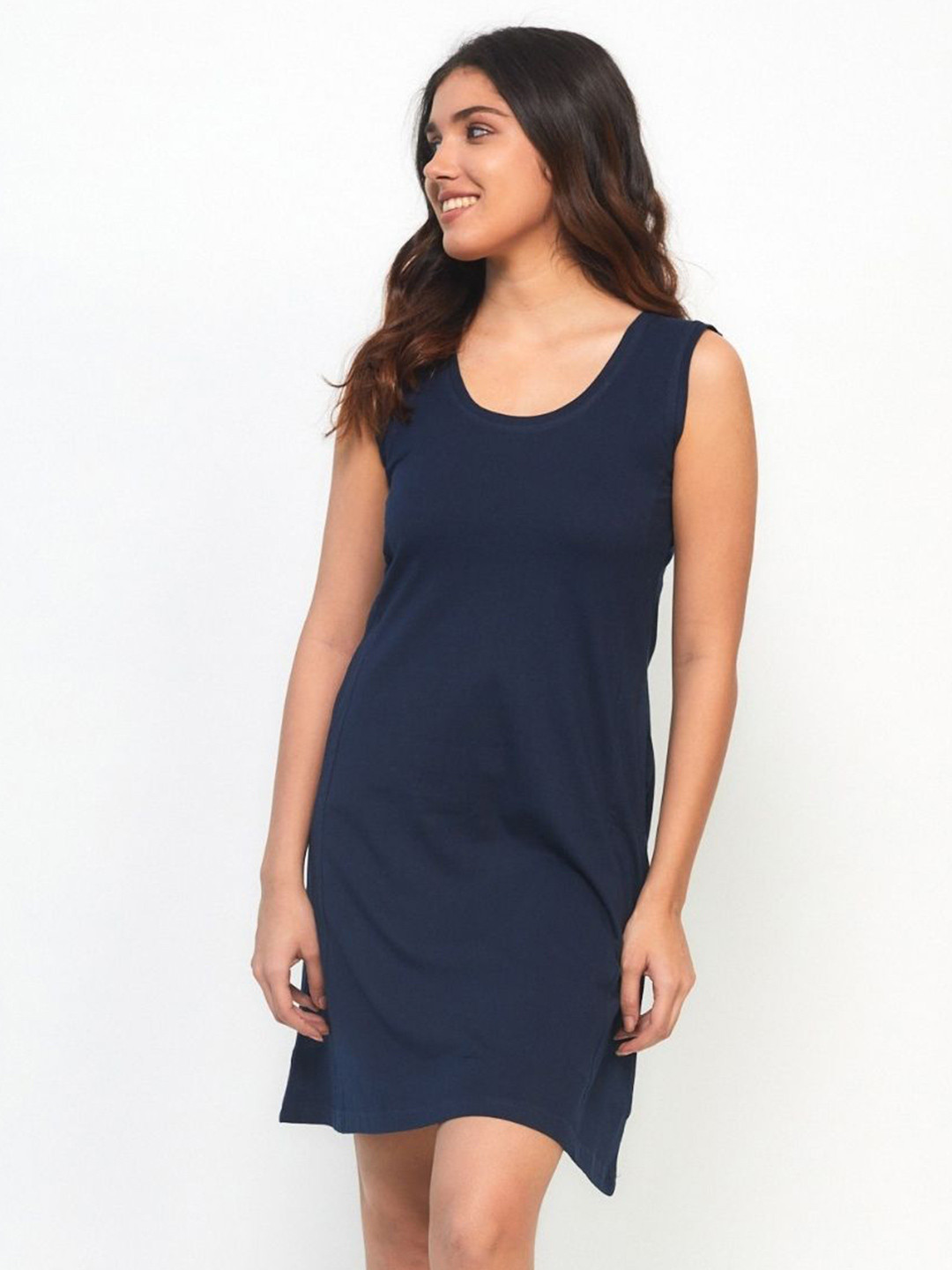 Buy Creatures Of Habit Women Organic Cotton Pima Panel Dress - Dresses ...