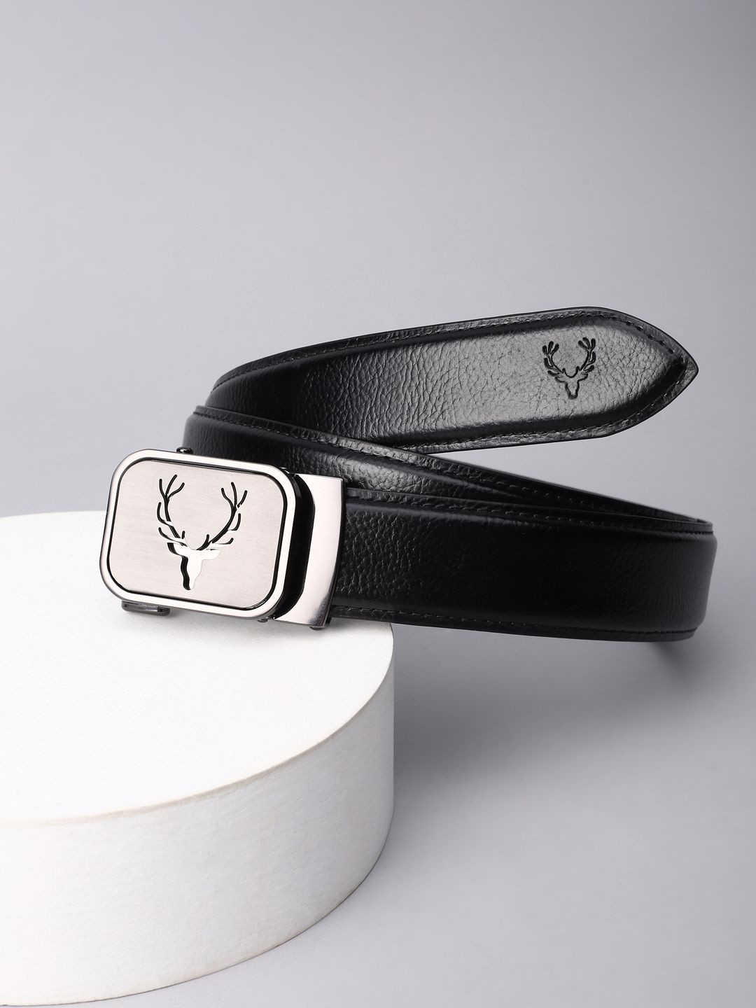 Buy Allen Solly Men Textured Leather Formal Belt - Belts for Men ...