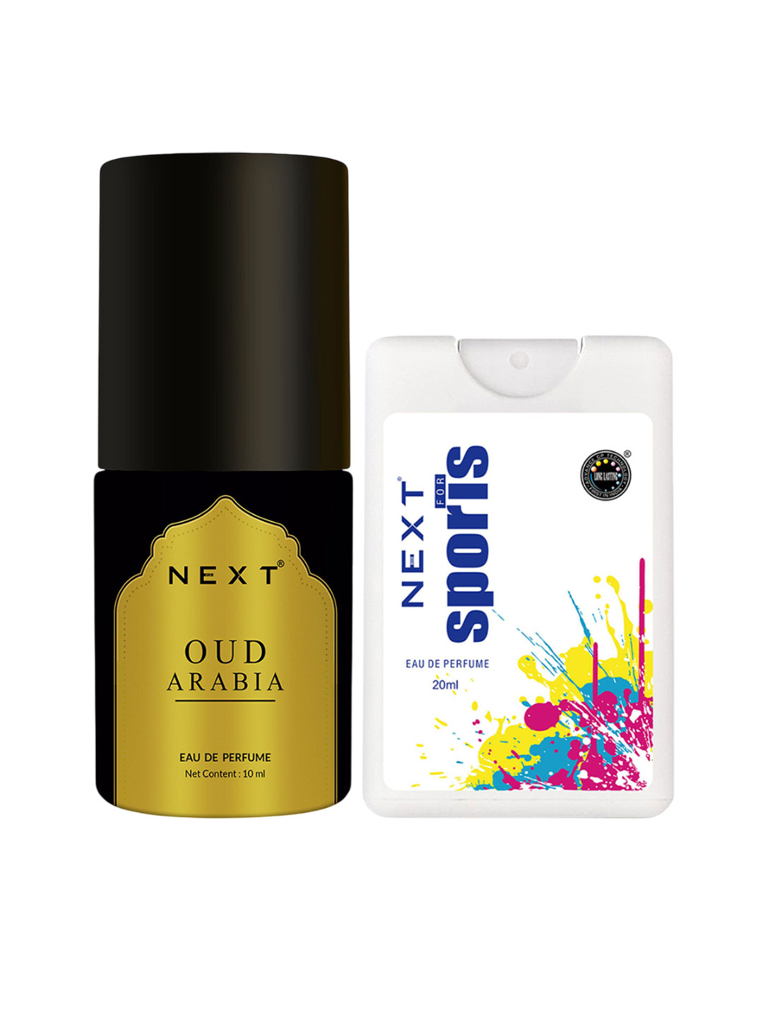 Buy NEXT CARE Set Of 2 Oudh Arabia & Sports Pocket Eau De Parfum 10 Ml ...
