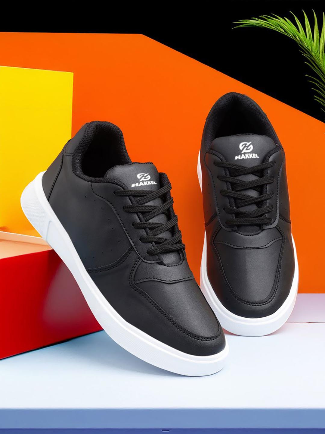 Buy HAKKEL Men Round Toe Comfort Insole Lightweight Sneakers - Casual ...