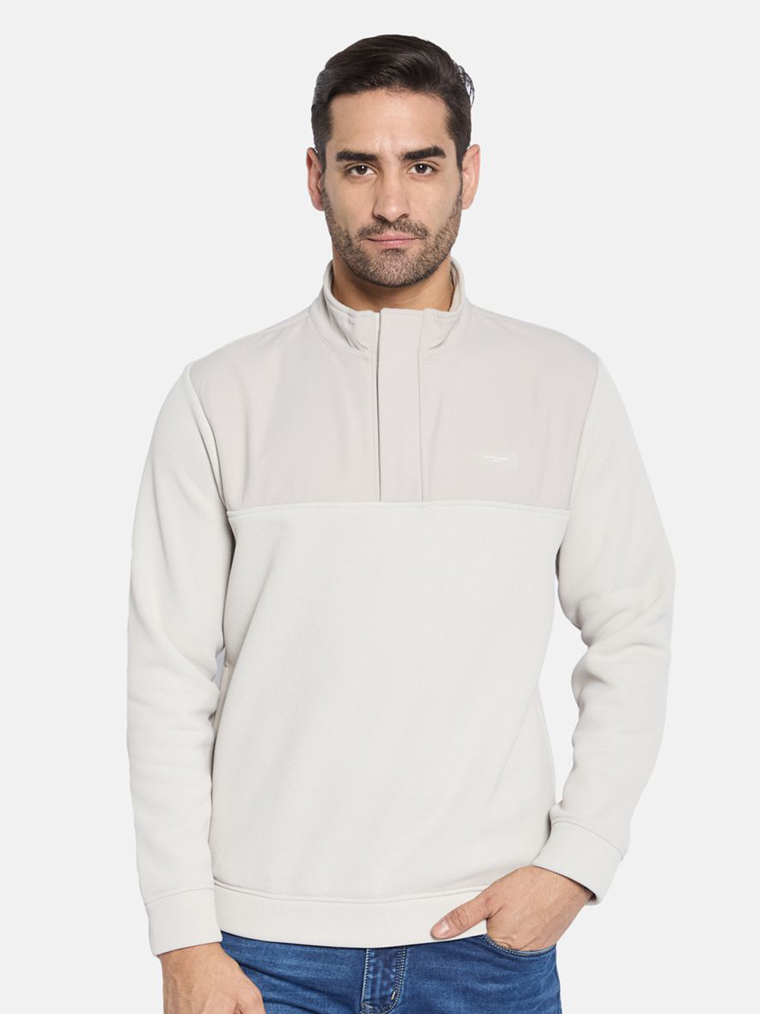 Buy Octave Men High Neck Sweatshirt - Sweatshirts for Men 32073436 | Myntra