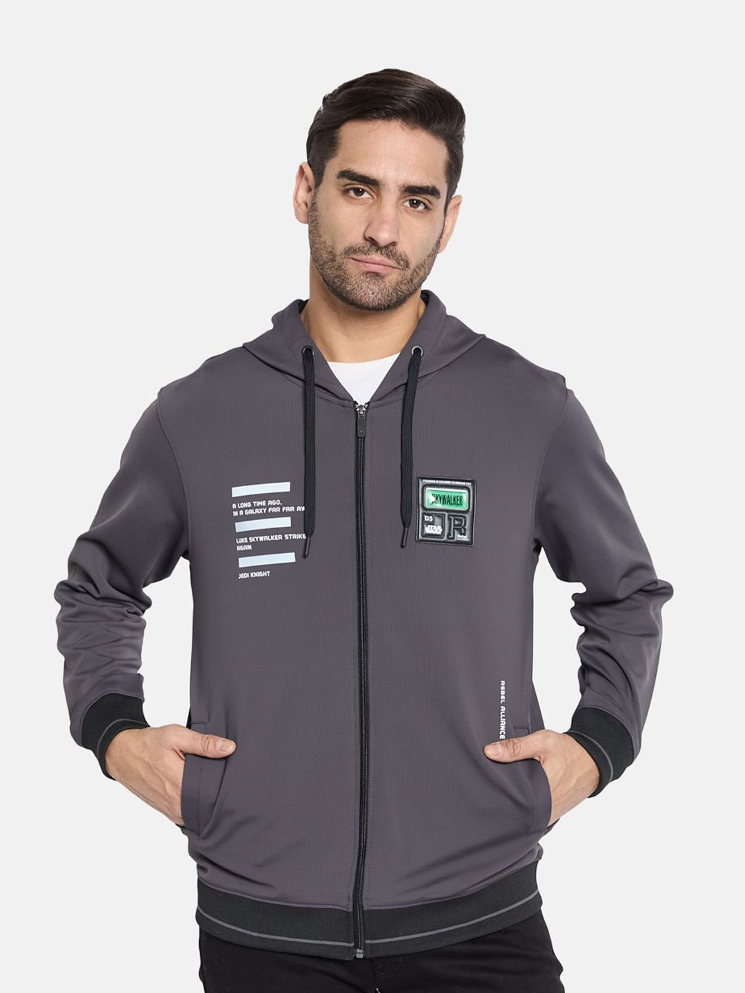 Buy Octave Men Hooded Star Wars Sweatshirt - Sweatshirts for Men ...