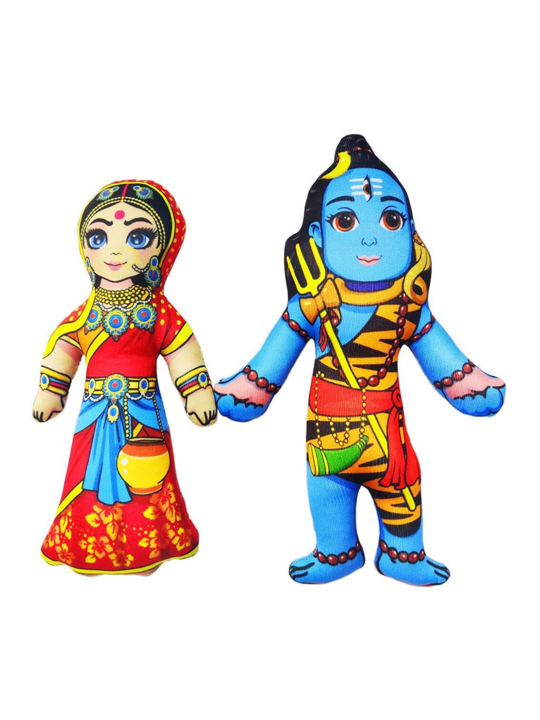 Buy Vrindavanstore.in Set Of 2 Cotton Filled Water Resistant Soft Toy ...