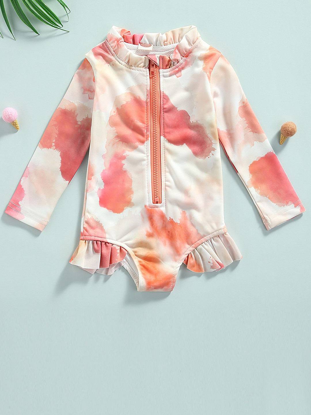 Buy LULU & SKY Girls Tie & Dye Swimsuit - Swimwear for Girls 32086156 ...