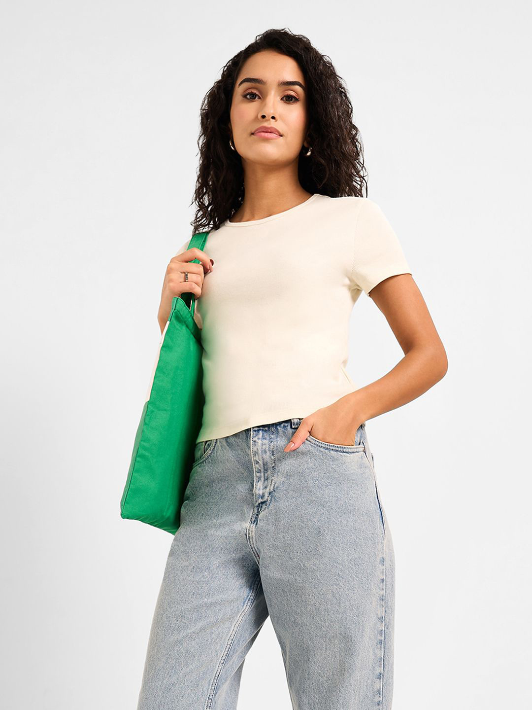 Buy People Women Cotton Fitted Casual Top - Tops for Women 32089532 ...