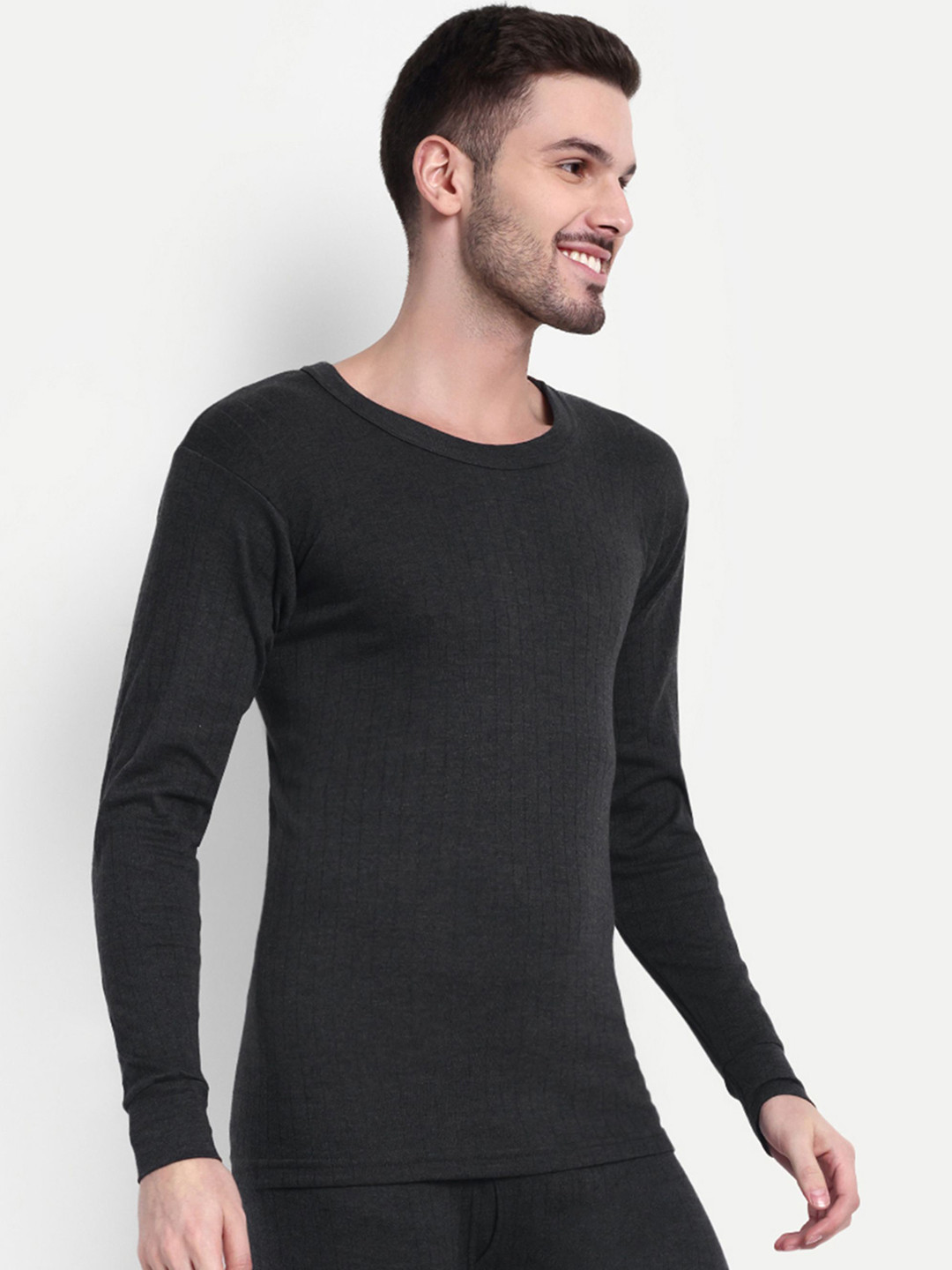 Buy Inner Element Men Ribbed Thermal Top - Thermal Tops for Men ...