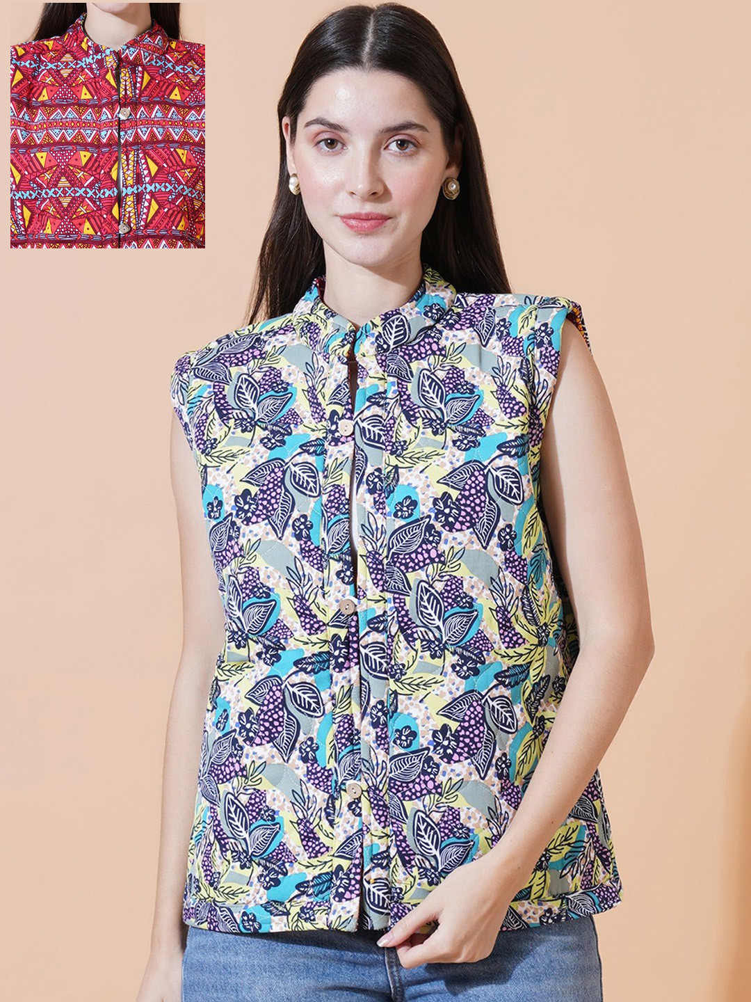 Buy IX IMPRESSION Women Reversible Quilted Jacket - Jackets for Women ...