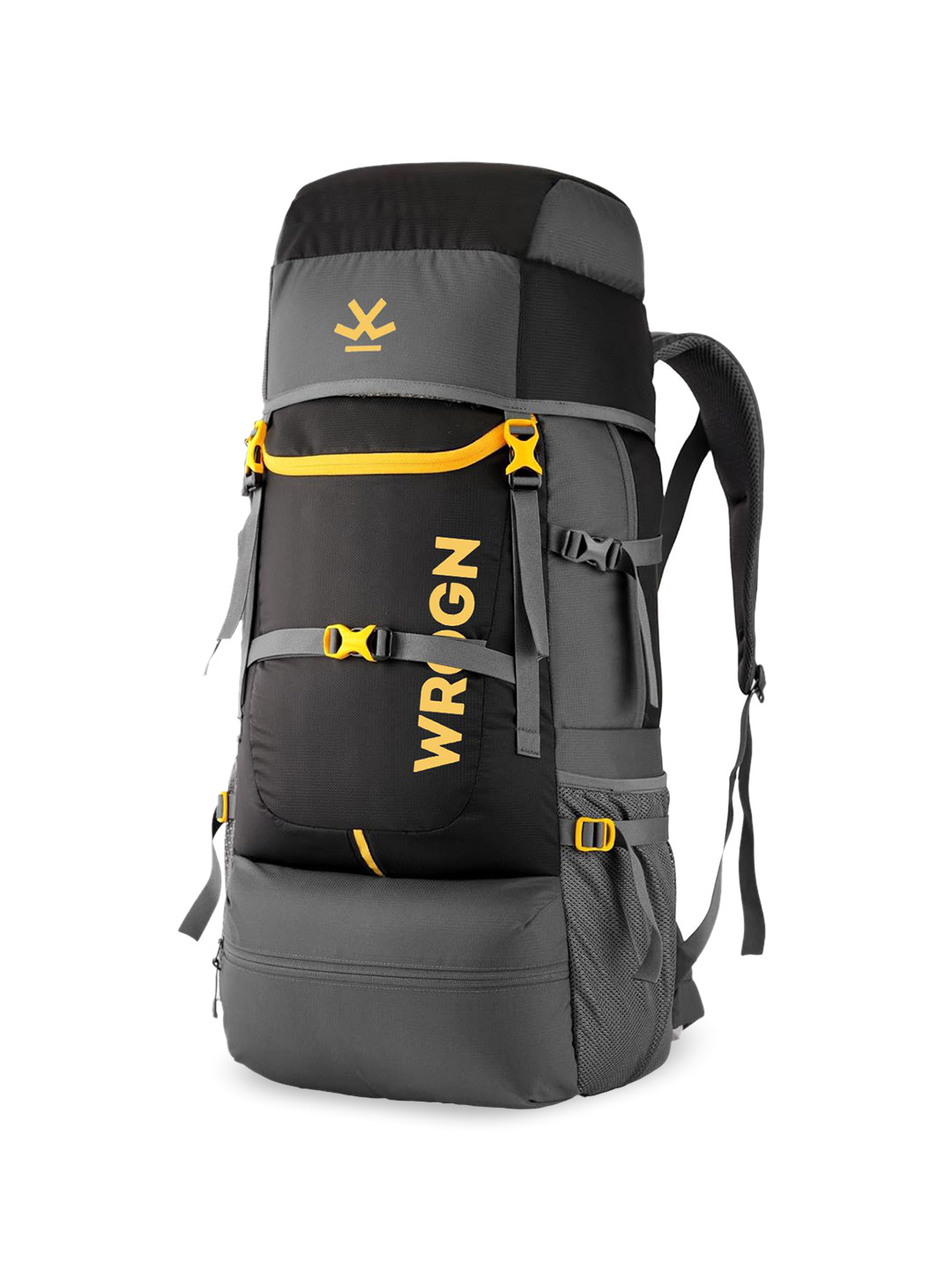 Buy WROGN Unisex Colorblocked 65 L ErgonomicTrekking Rucksack ...