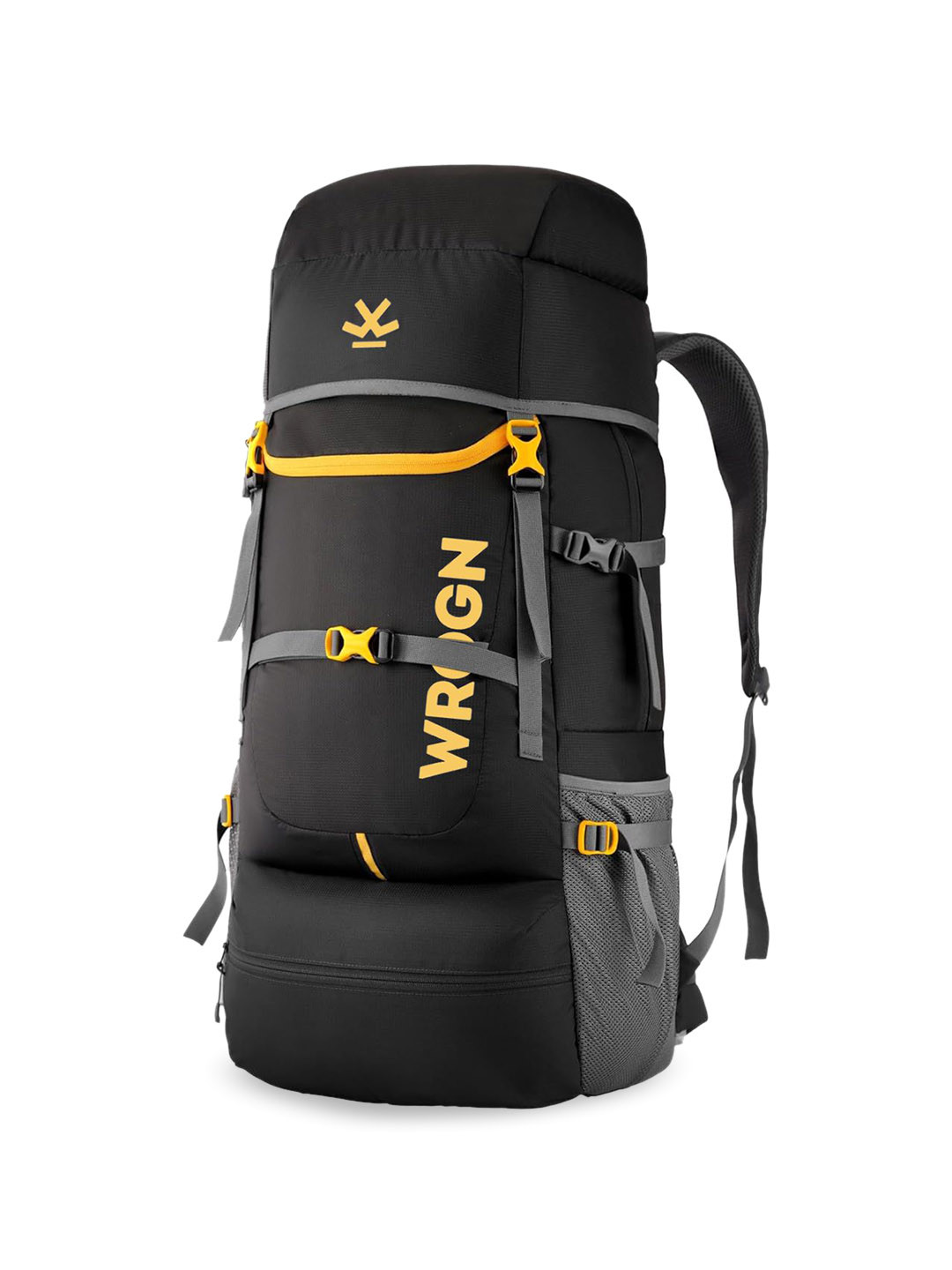 Buy WROGN Unisex Trekking Bag Colourblocked Ergonomic Travel Rucksack ...