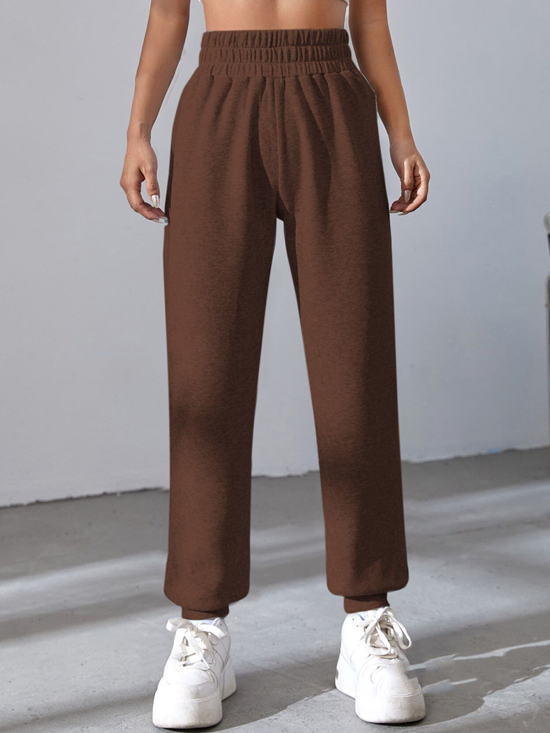 Buy KATECLO Women Relaxed High Rise Jogger - Trousers for Women ...