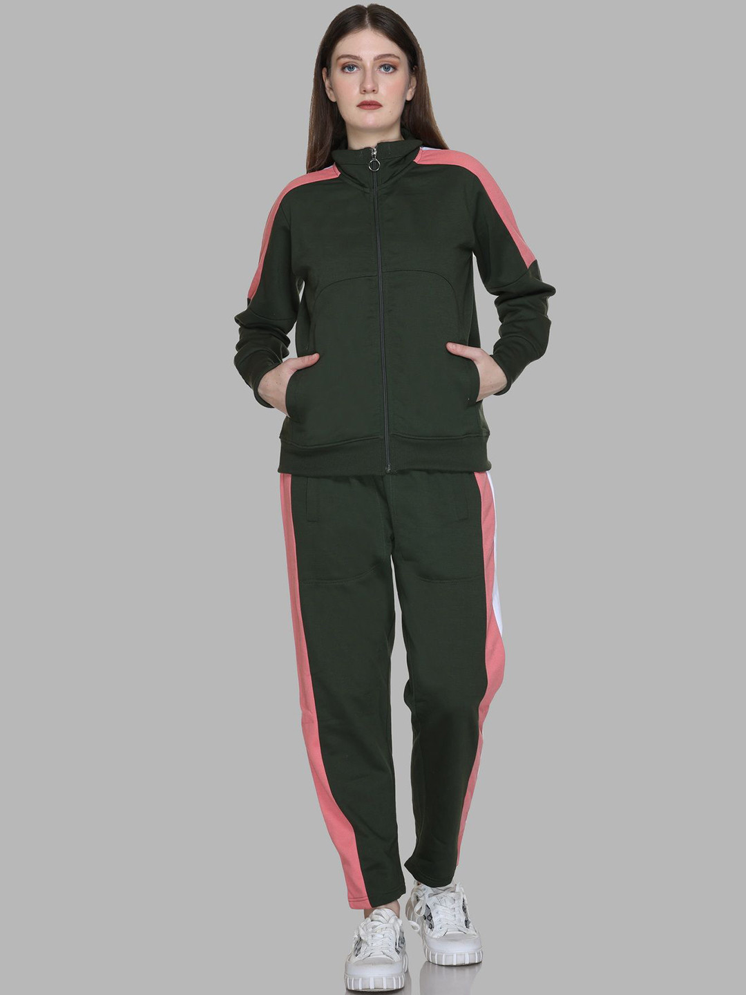 Buy BAESD Women Colorbloacked Tracksuit - Tracksuits for Women 32123610 ...