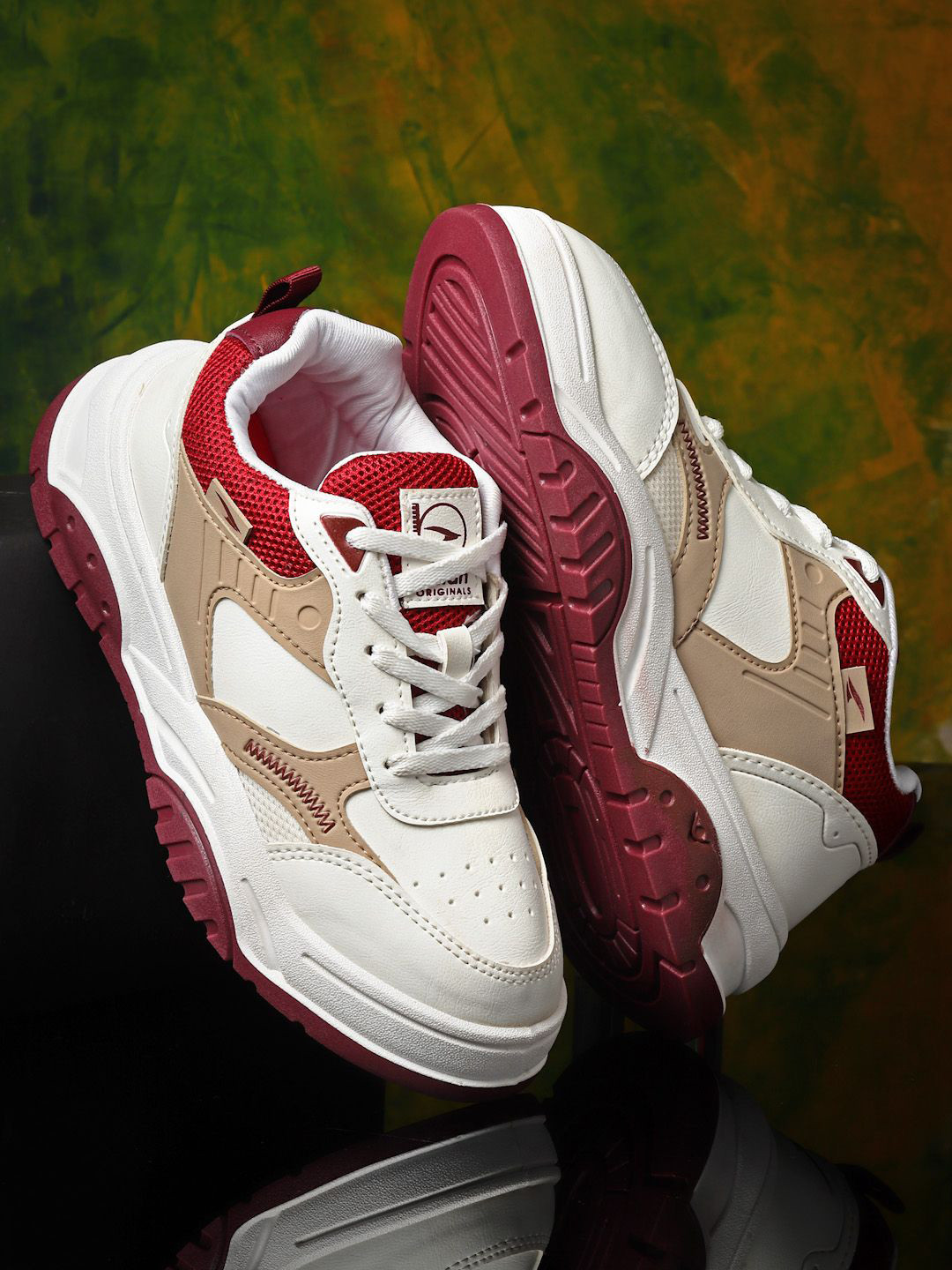 Buy ASIAN Women Colourblocked Round Toe Sneakers - Casual Shoes for ...