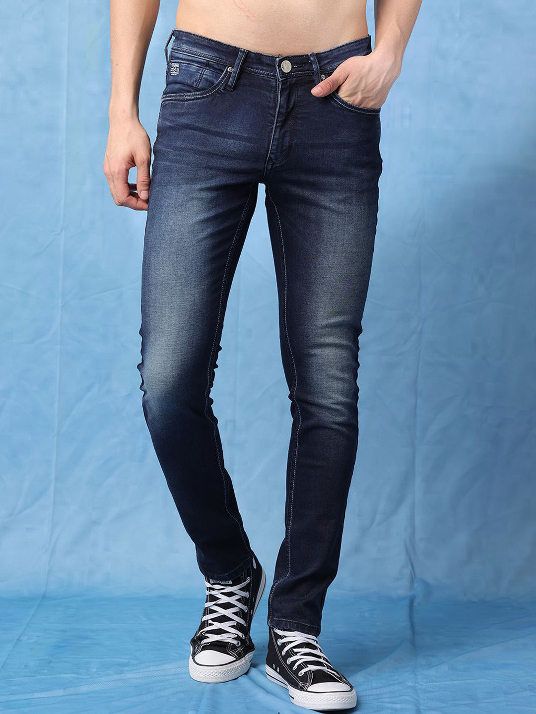 Buy RIGS AND RAGS Men Slim Fit Light Fade Jeans - Jeans for Men ...