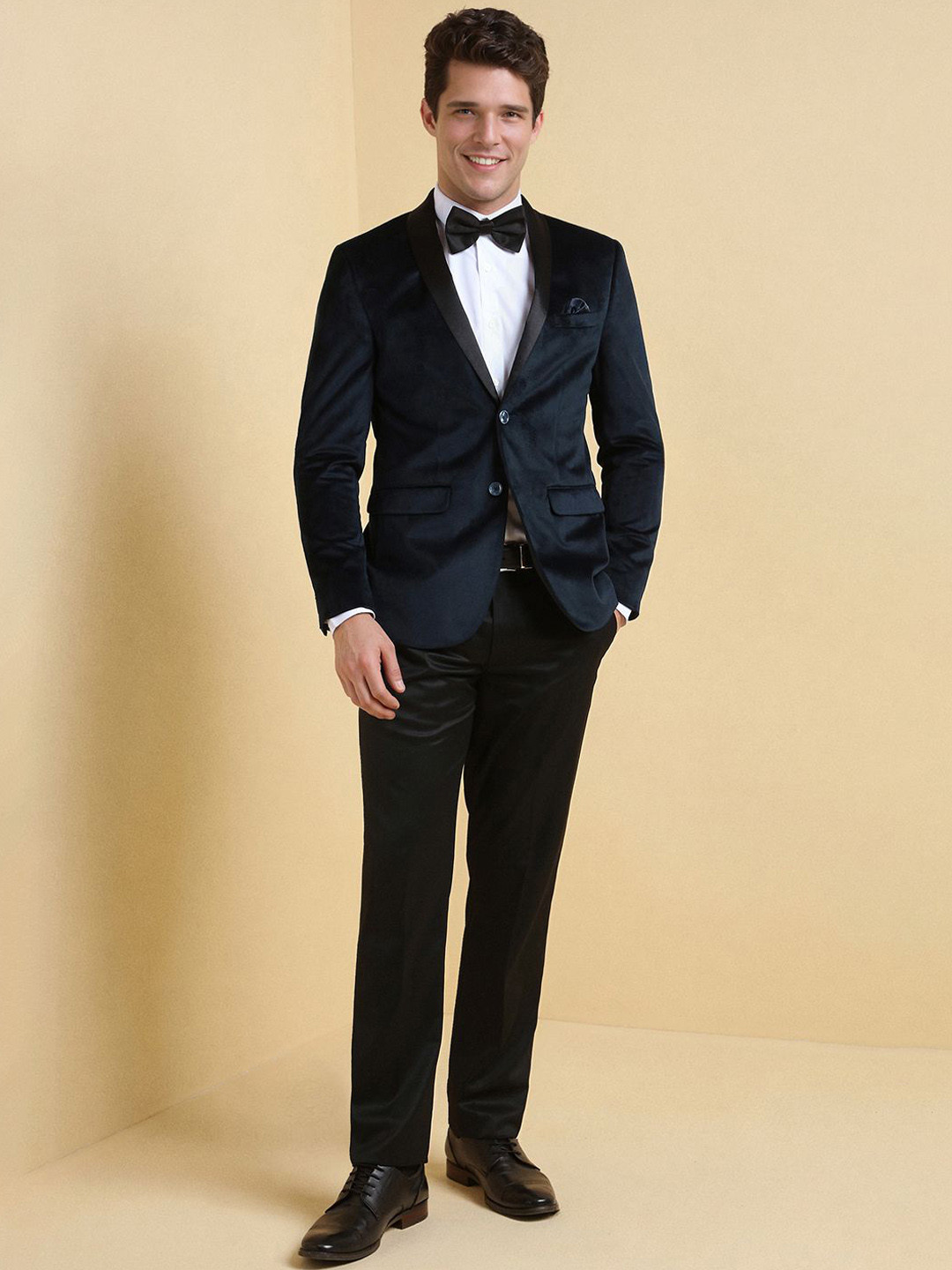 Buy Allen Solly Men Single Breasted Tow Pieces Suit - Suits for Men ...