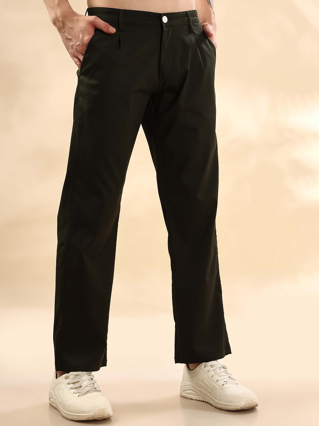 Buy Mast & Harbour Men Loose Fit Trousers - Trousers for Men 32137663 ...