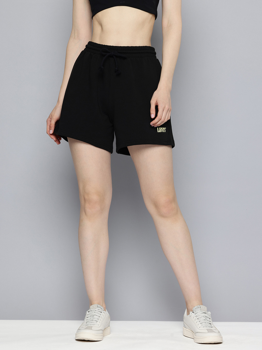 Buy Levis Women Pure Cotton Shorts - Shorts for Women 32144000 | Myntra