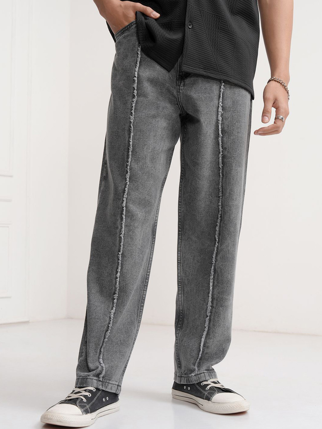 Buy HIGHLANDER Men High Rise Loose Fit Ankle Length Jeans - Jeans for ...