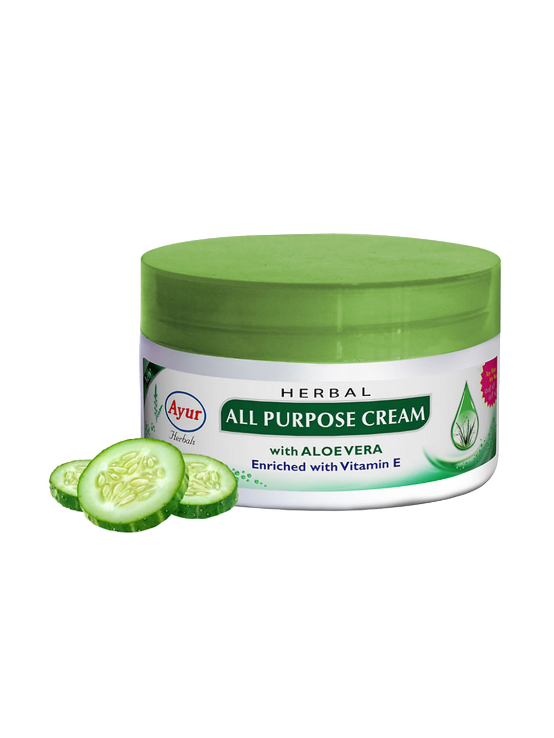 Buy AYUR HERBALS All Purpose Cream With Aloe Vera, Cucumber & Vitamin E ...