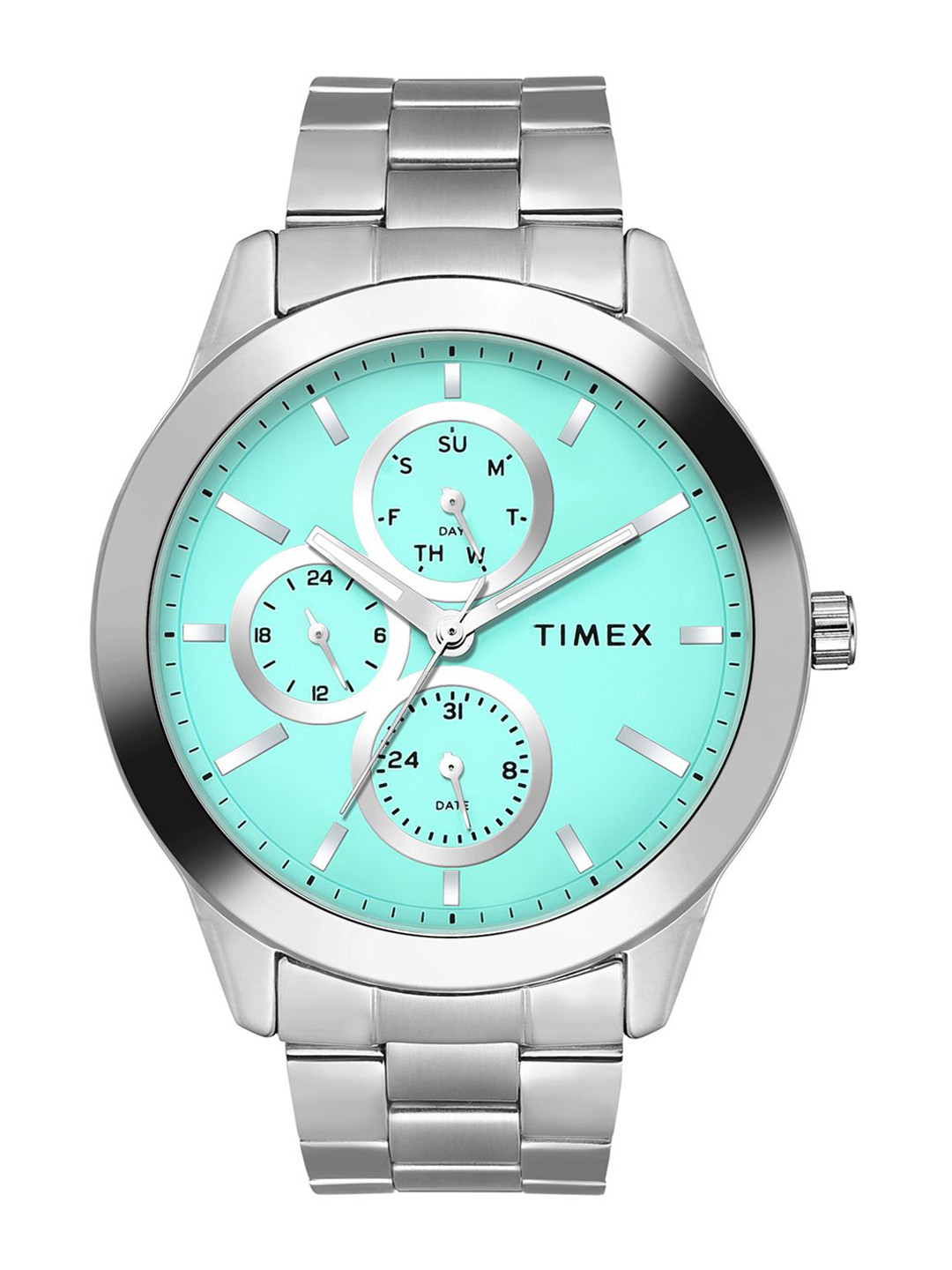 Buy Timex Men Brass Patterned Dial & Stainless Steel Straps Analogue ...
