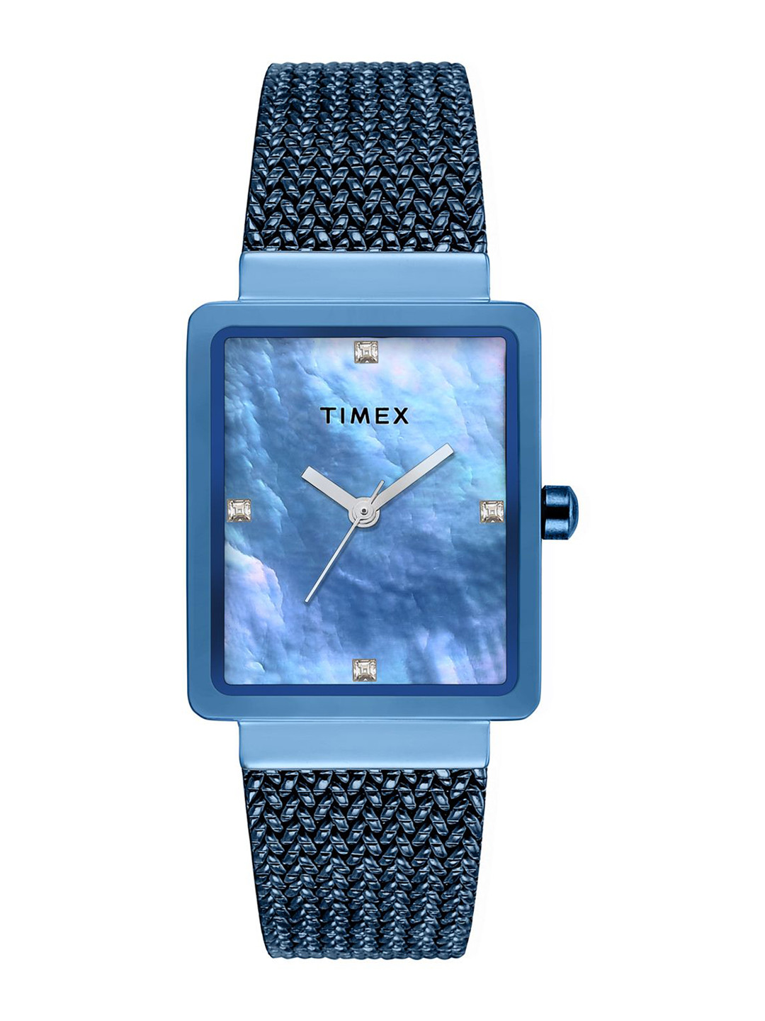 Buy Timex Women Brass Mother Of Pearl Dial & Stainless Steel Straps ...