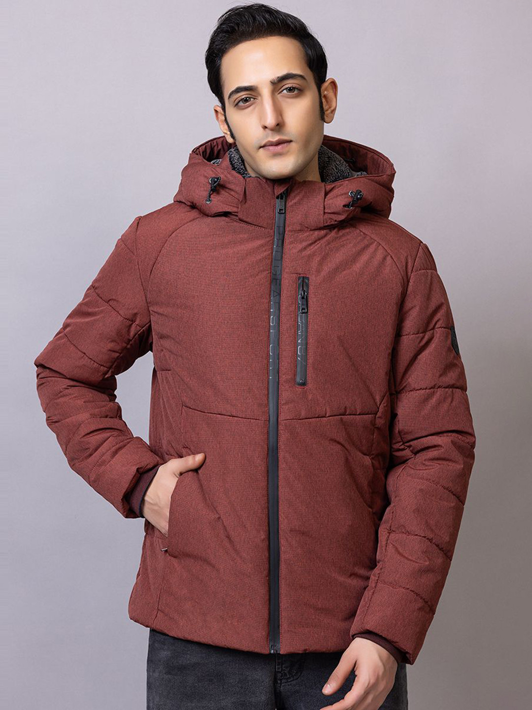 Buy LURE URBAN Men Hooded Solid Casual Padded Jacket - Jackets for Men ...
