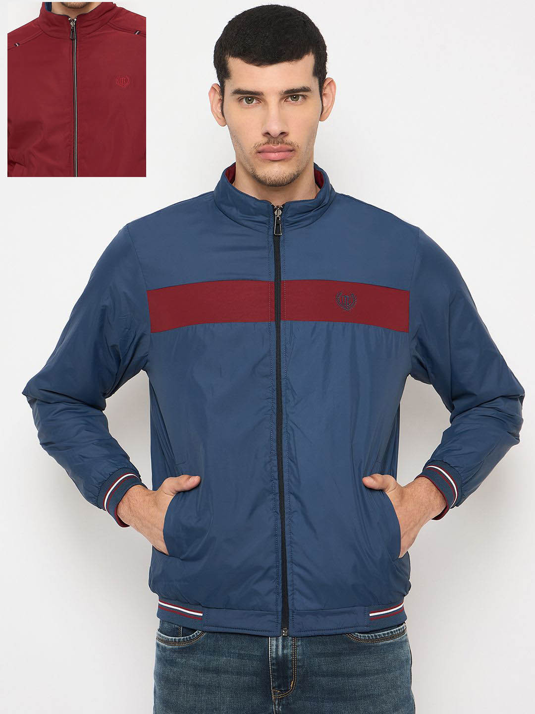 Buy Duke Men Solid Reversible Jacket - Jackets for Men 32186900 | Myntra