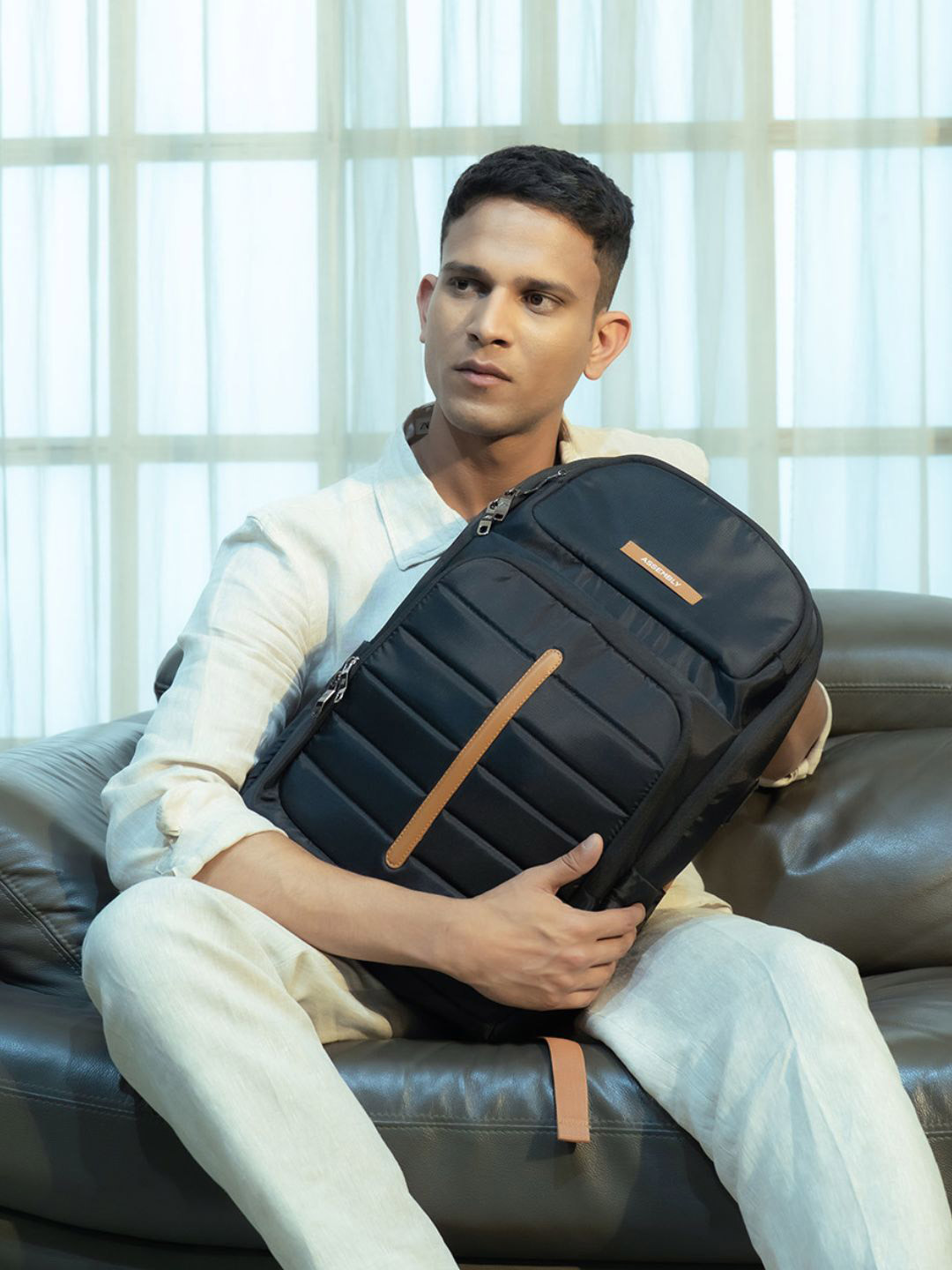 Buy Assembly Odyssey Black Premium Laptop Backpack Fits Upto 15.6 Inch ...