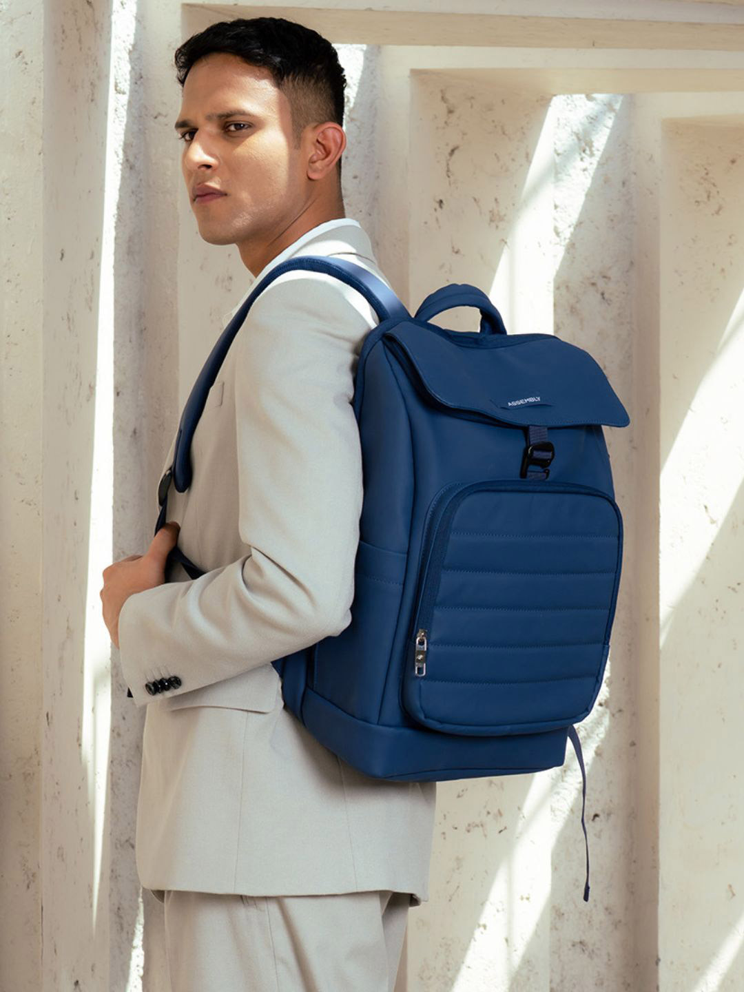 Buy Assembly Stark Blue Premium Laptop Bag 35 Litres - Backpacks for ...