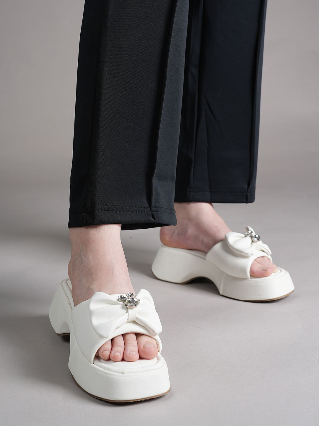 Buy Lavie Platform Sandals With Buckles - Heels for Women 32194496 | Myntra