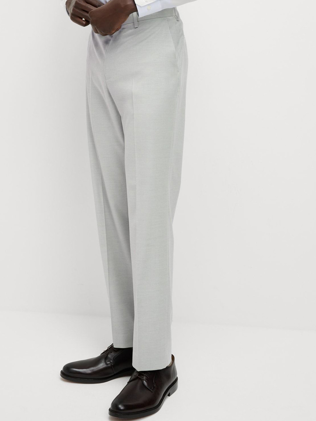 Buy Marks & Spencer Men High Rise Trousers - Trousers for Men 32195279 ...