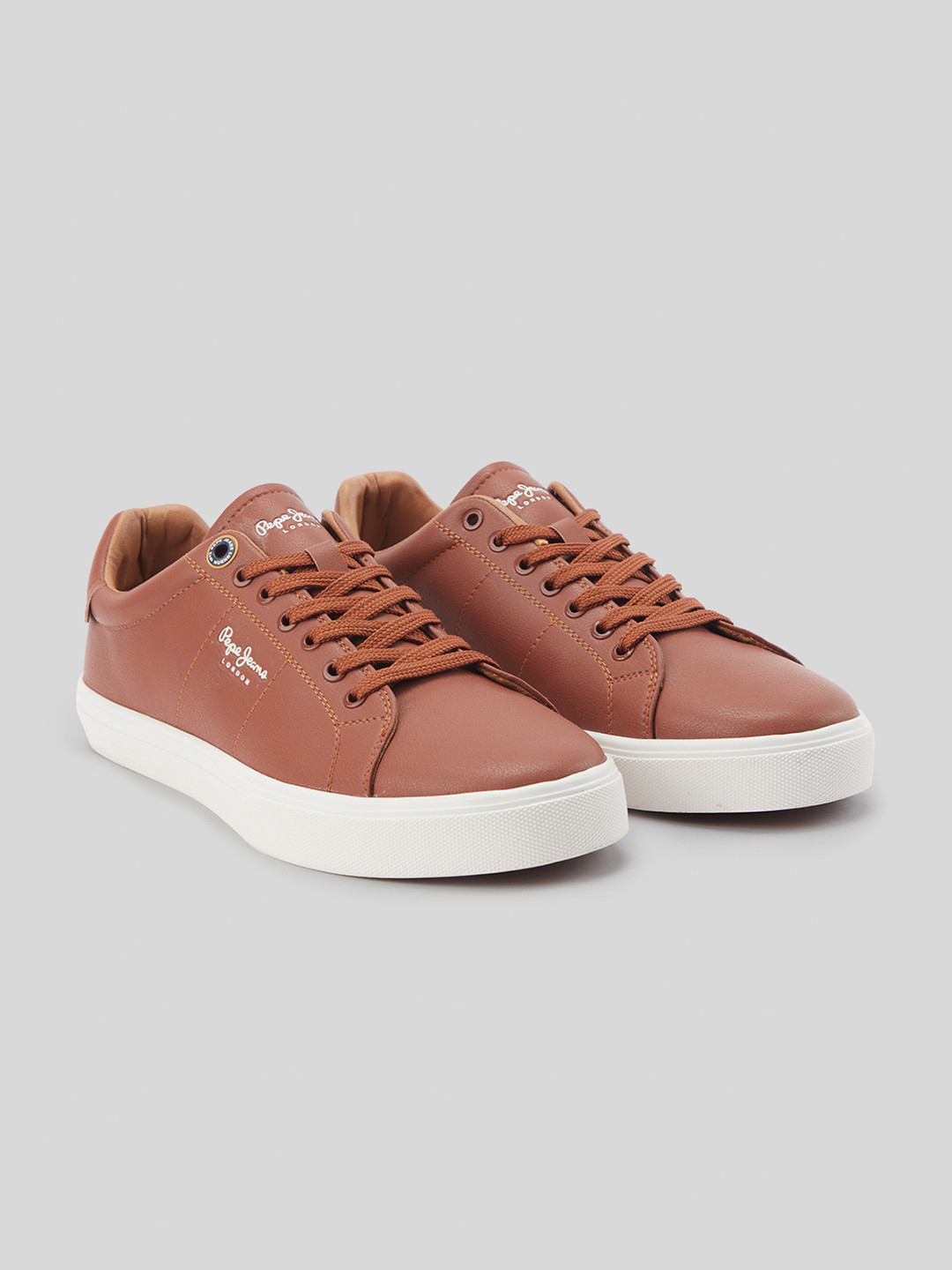 Buy Pepe Jeans Men Colourblocked PU Sneakers - Casual Shoes for Men ...