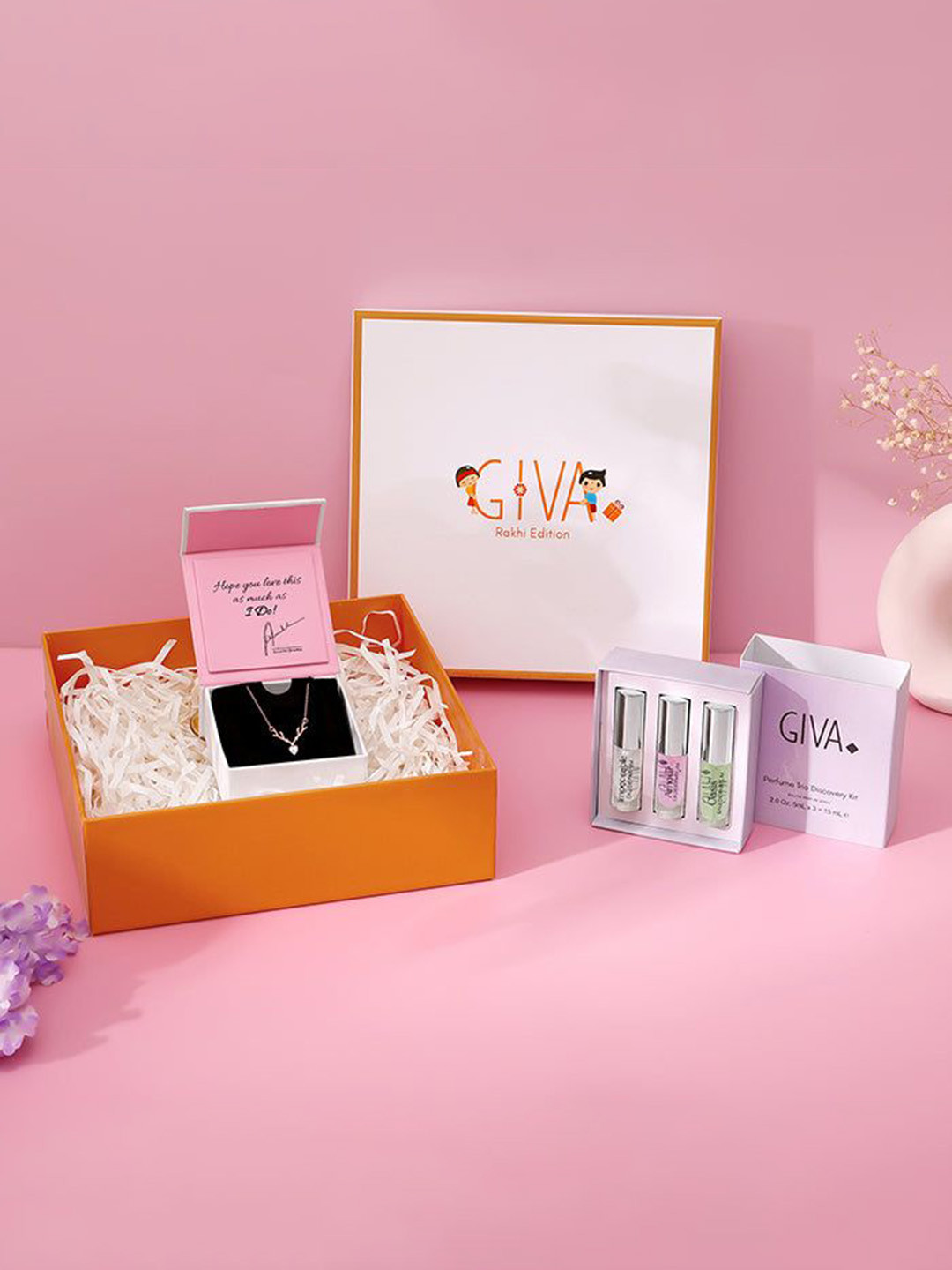 Buy GIVA 925 Silver Pyaar Aur Rakhi Gift Box For Sister - Rakhi Gift ...