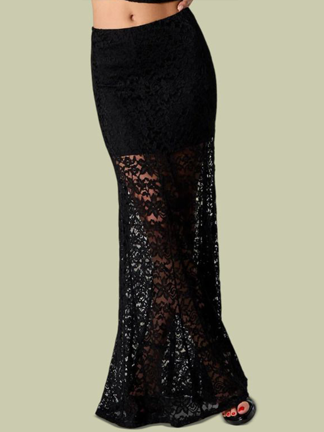 Buy Dracht Women A Line Lace Maxi Maylie Skirt - Skirts for Women ...