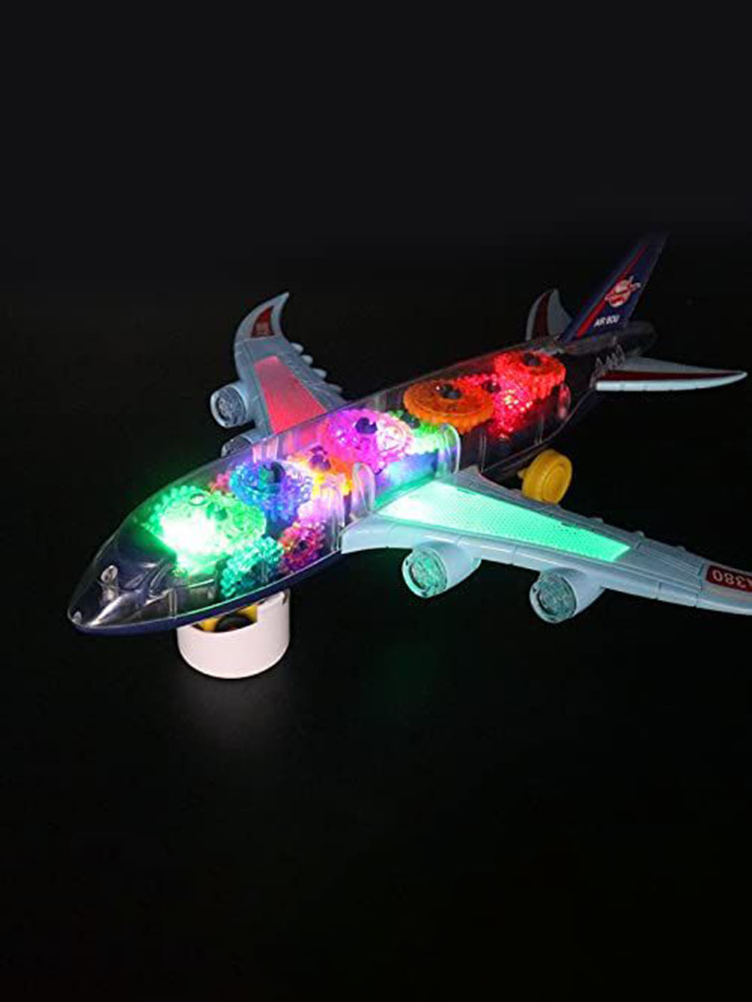 Buy CHOCOZONE Gear Plane Toy With Lights & Bump - Musical Toys for ...