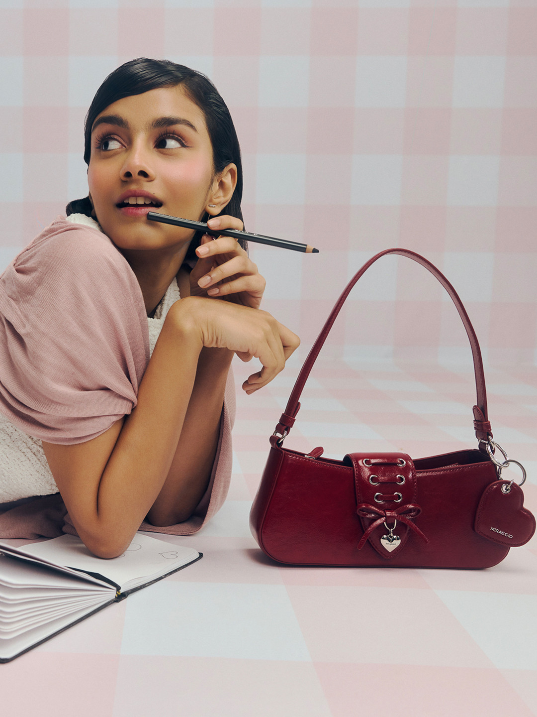 Buy MIRAGGIO Dream Red Shoulder Bag - Handbags for Women 32226849 | Myntra