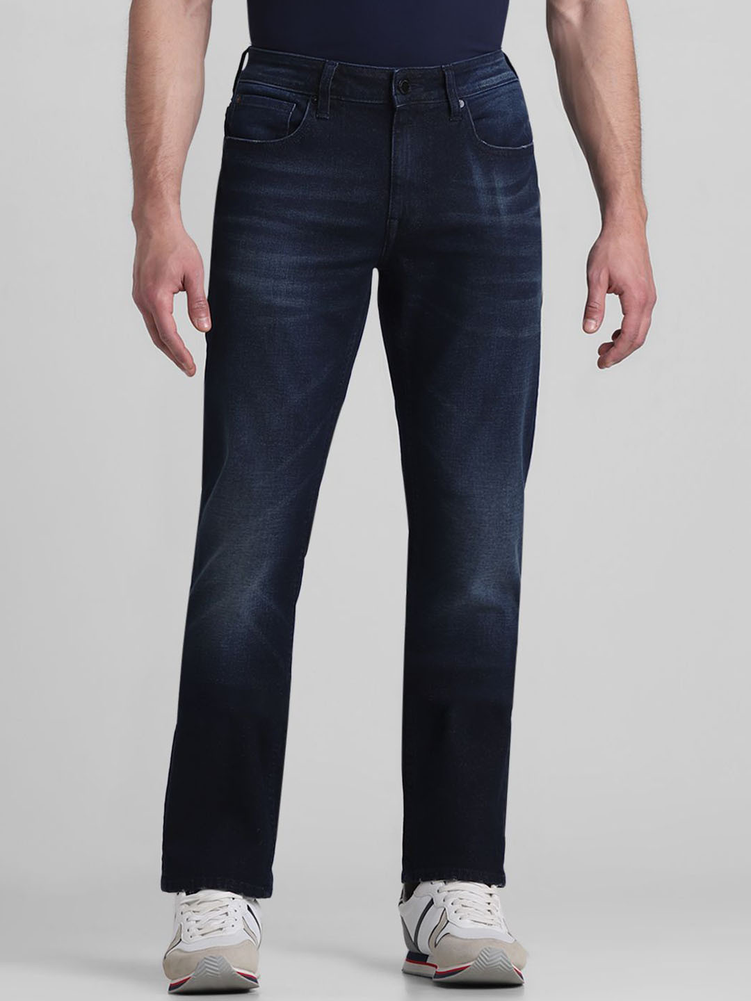 Buy Jack & Jones Men Low Rise Light Fade Stretchable Jeans - Jeans for ...