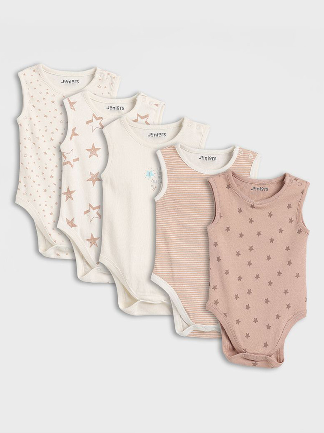 Buy Juniors By Babyshop Pack Of 5 Infant Boys Assorted Cotton Printed ...