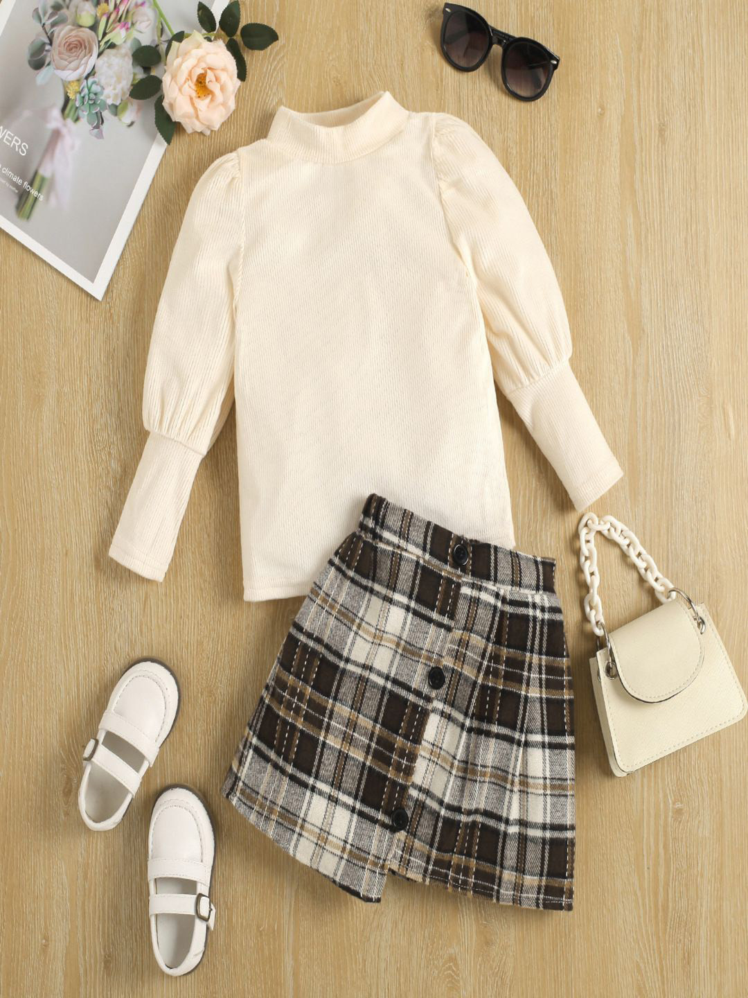 Buy YK Girls Top With Skirt - Clothing Set for Girls 32240290 | Myntra