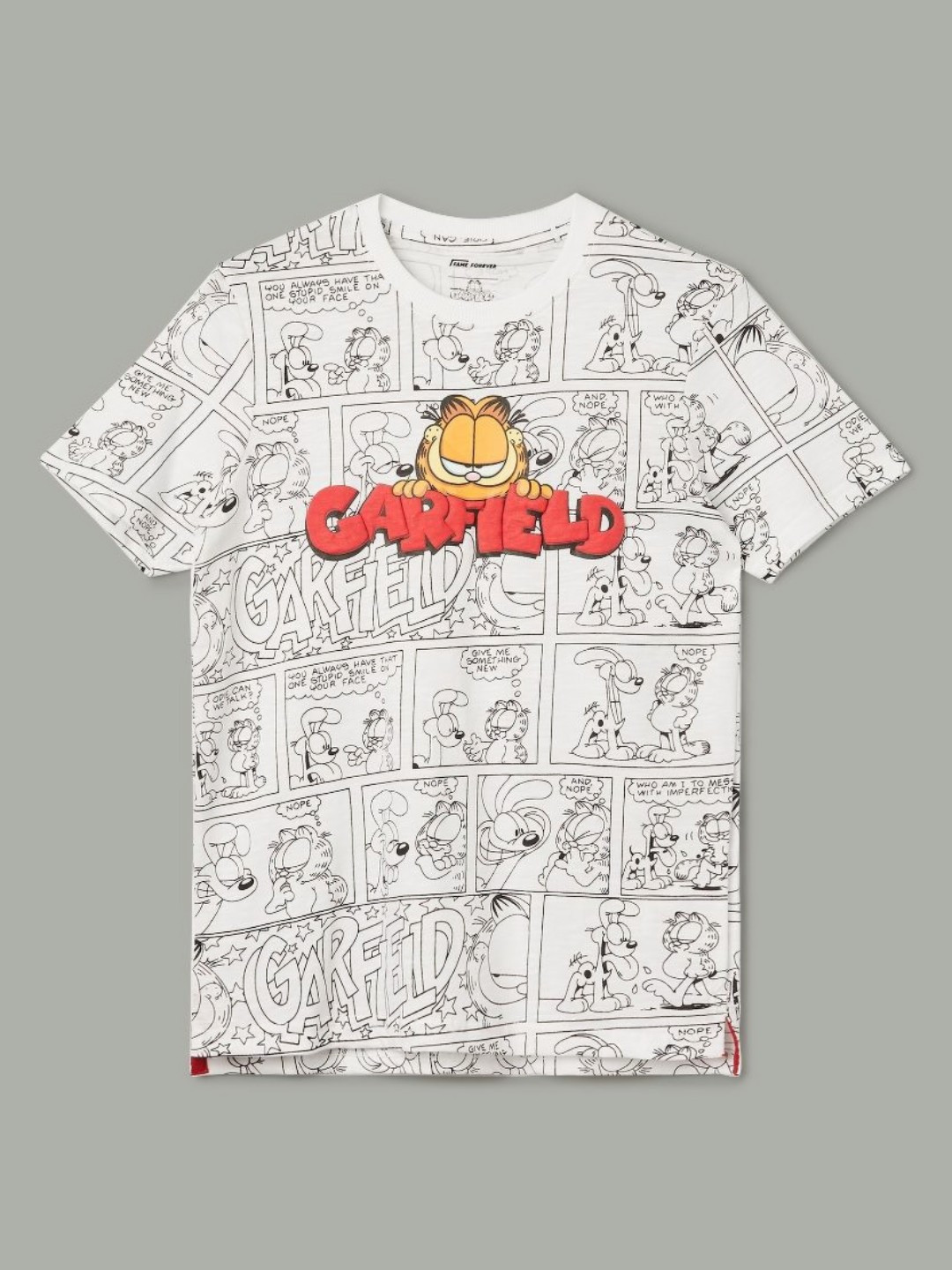 Buy Fame Forever By Lifestyle Boys Garfield Printed Cotton T Shirt ...