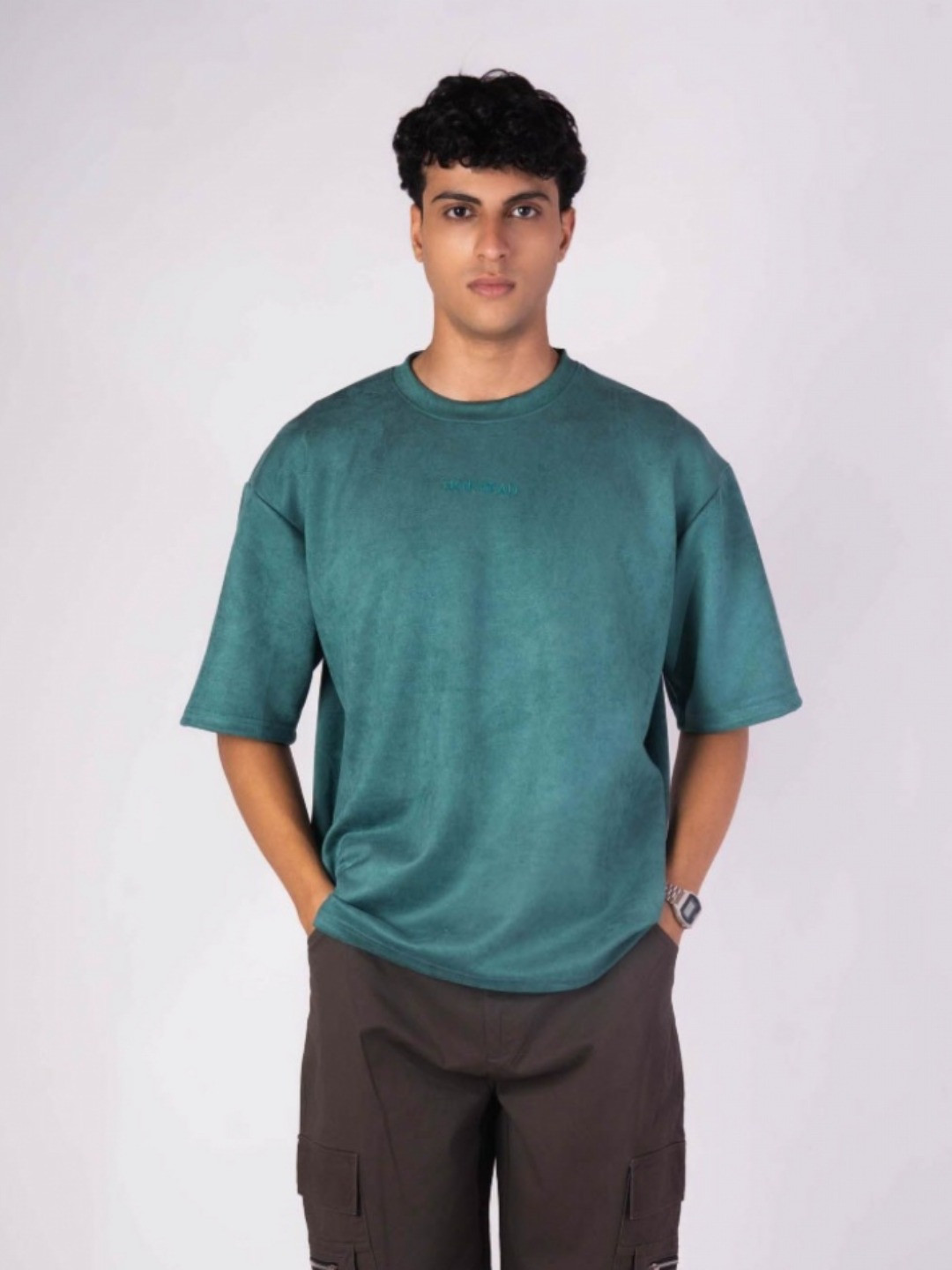 Buy HOP HEAD Men Solid Round Neck Cotton Relaxed Fit T Shirt - Tshirts ...