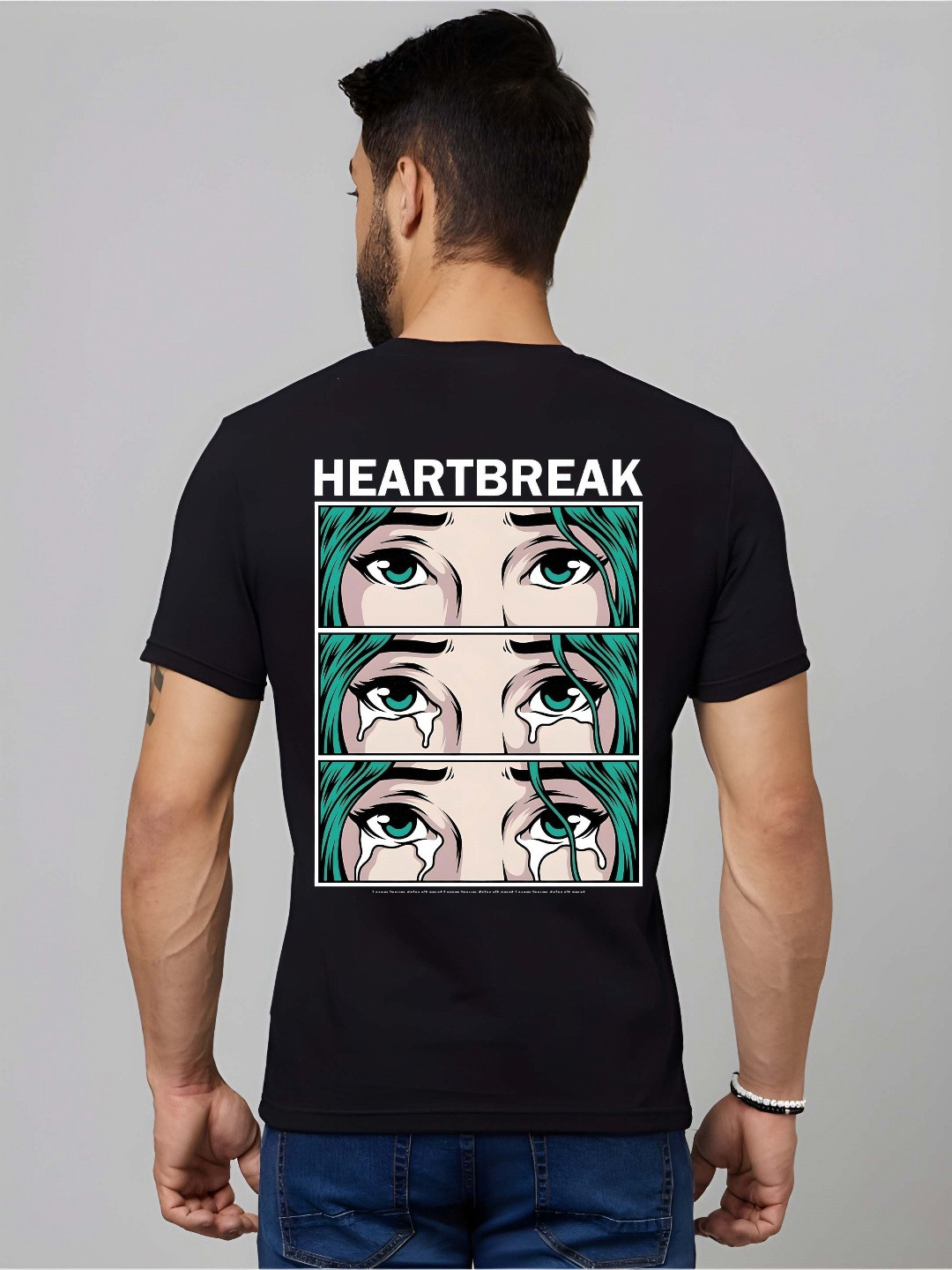 Buy KAIDO Men Graphic Printed Round Neck Cotton T Shirt - Tshirts for ...