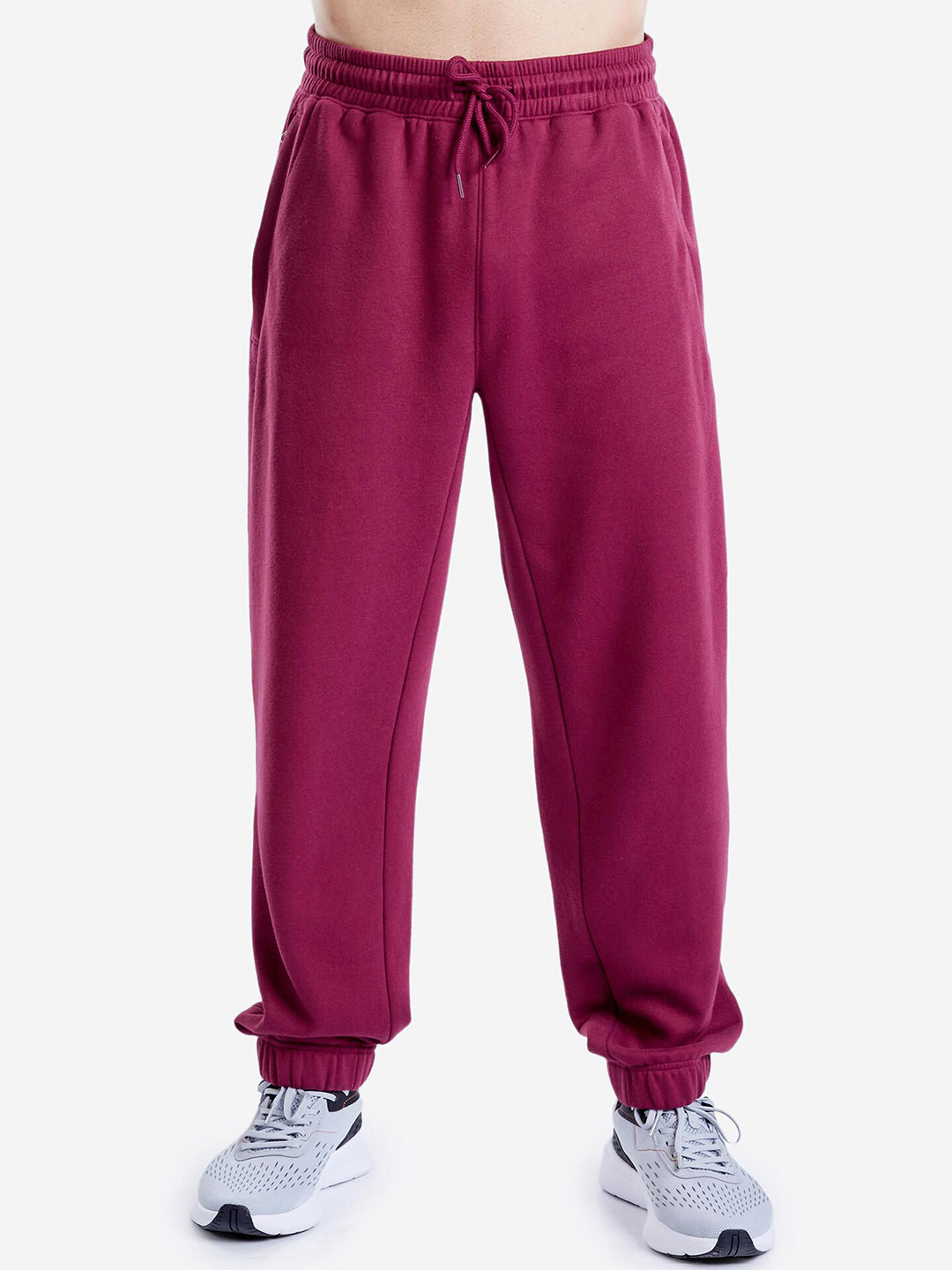 Buy Domyos By Decathlon Men Regular Fit Mid Rise Joggers - Trousers for ...