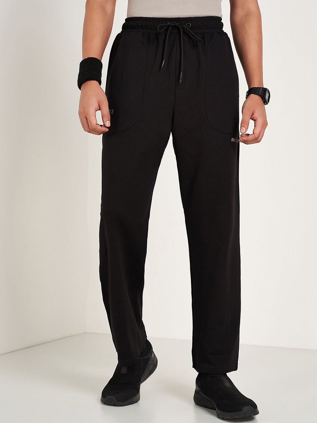 Buy Ajile By Pantaloons Men Regular Fit Mid Rise Track Pants - Track ...