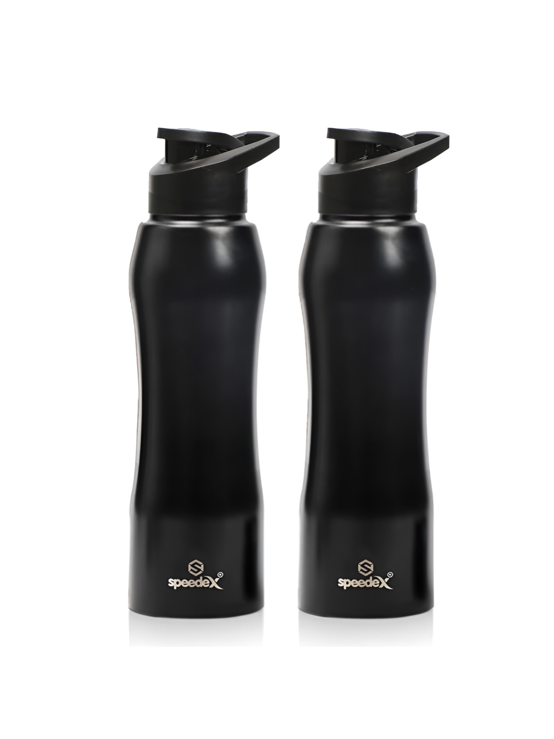 Buy Speedex Black 2 Pieces Stainless Steel Water Bottles 1 L - Water ...