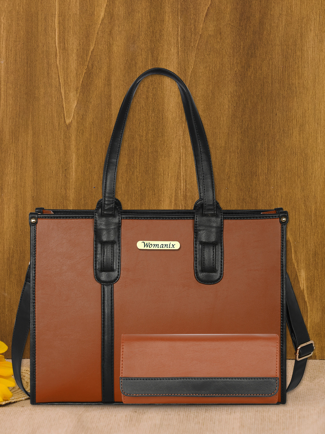 Buy Womanix Women Solid Structured Handheld Bag - Handbags for Women ...