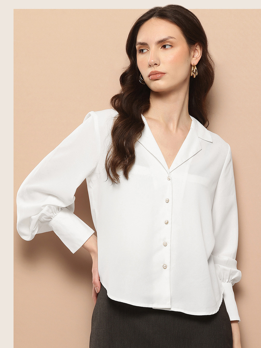 Buy Her By Invictus Women Classic Formal Shirt - Shirts for Women ...